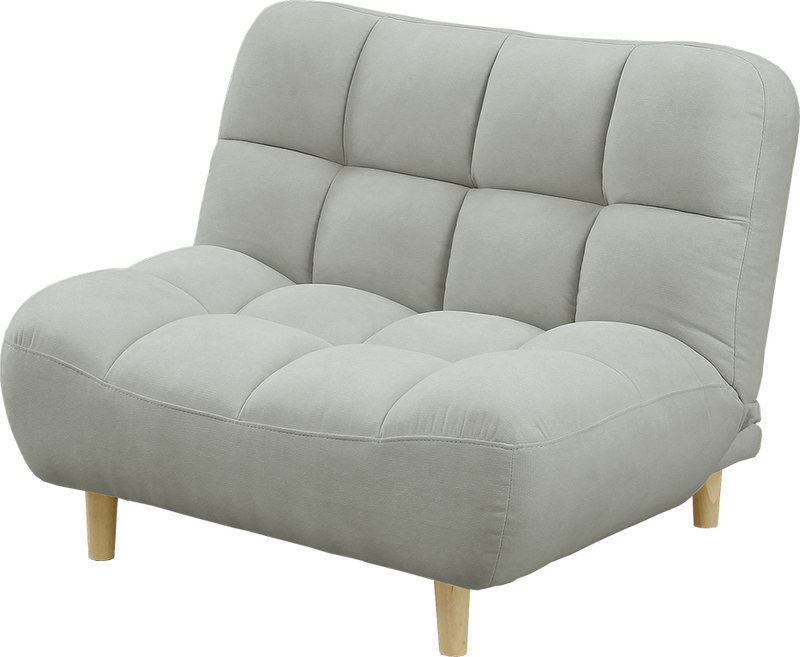 KaguBuy ヌアージュ ソファ 1人掛け 4WAY リクライニング可能 脚取り外し可能 ローソファ 1.5人掛け 一人暮らし